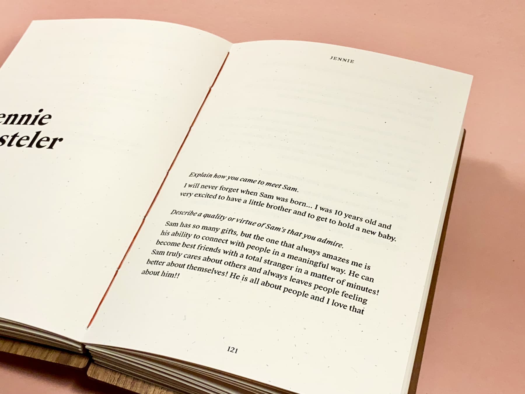 Personalized collaborative memory books for loved ones